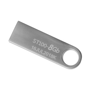 Memoria USB Stylos ST100, 8 GB, Plata, STMUSB1B